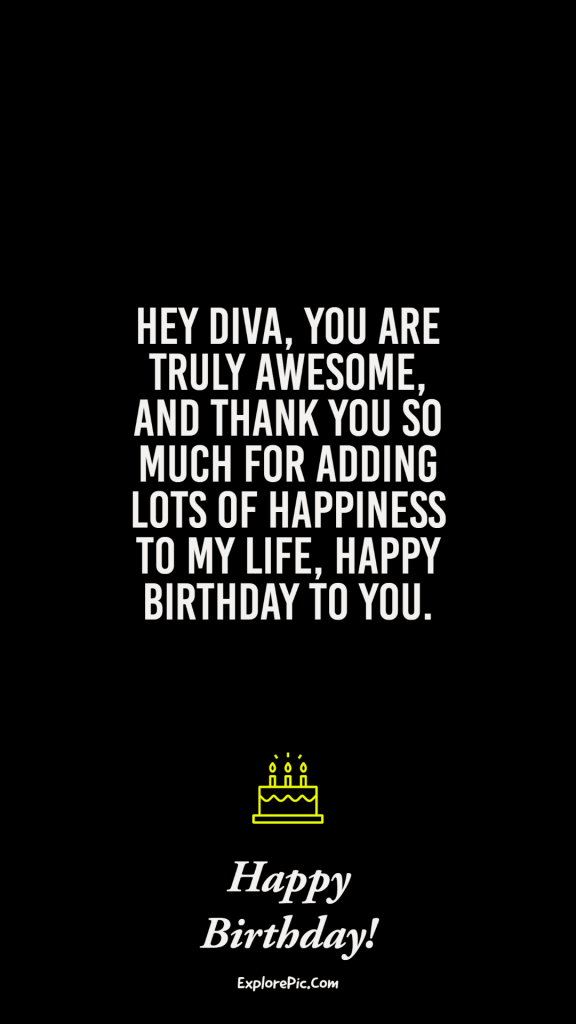 65 Best Happy Birthday Diva Wishes, Quotes and Messages – ExplorePic